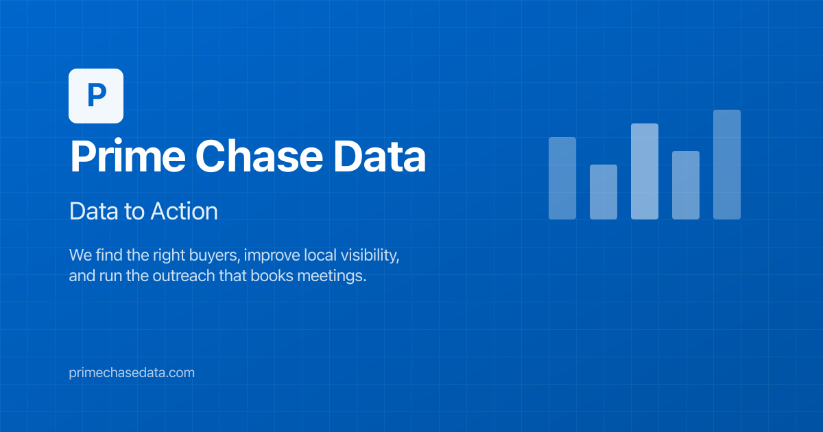 Prime Chase Data - 데이터에서 액션으로 | Prime Chase Data